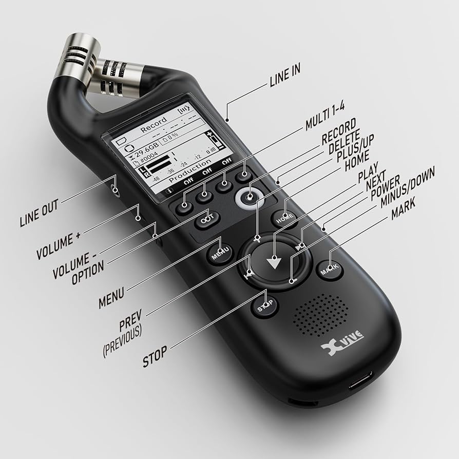 Nouvel ENREGISTREUR STÉRÉO PORTABLE XV1-R